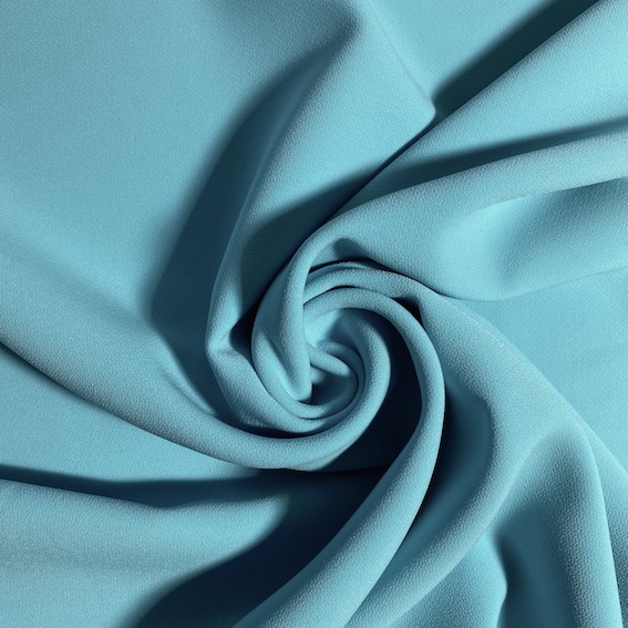 Krepa poliamidowa z elastanem - Kremowa - Manufaktura